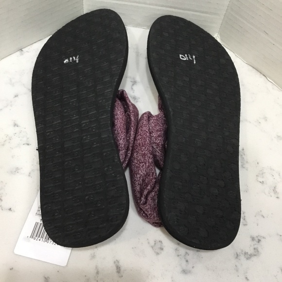 Sanuk | Shoes | Sanuk Yoga Sling Ella Color Heather Prune | Poshmark